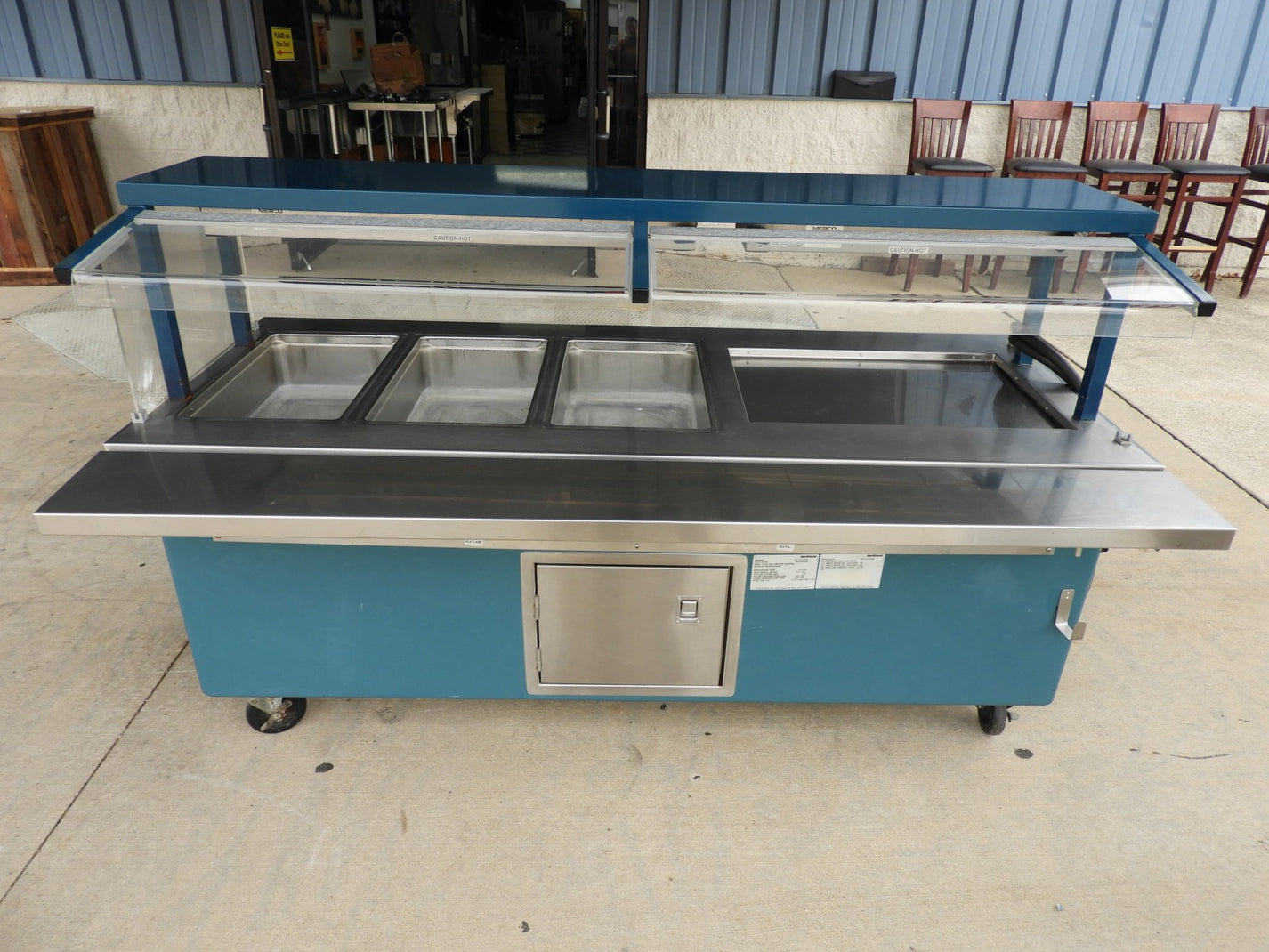 Used Delfield KCSC-60-NU Custom 60" Hot Food 3 Pan Steam Table with He ...
