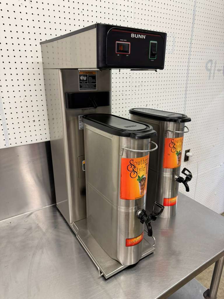Used Bunn 36700.0013 TB3Q 3 Gallon Iced Tea Brewer with 2 Dispensers 1 ...